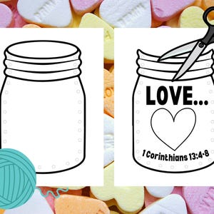 Valentine’s Day Bible Craft, Sunday School Coloring Pages for Kids ...