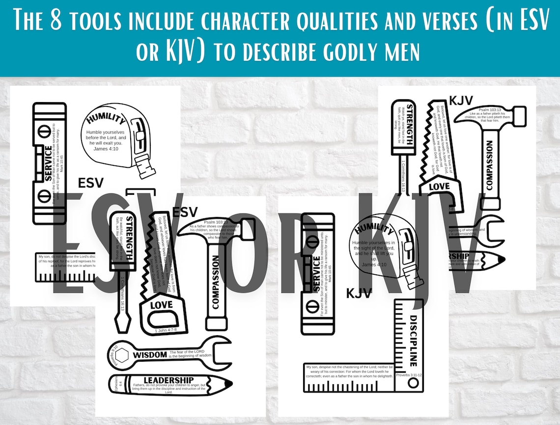 Father's Day Tool Box Craft for Dad, Sunday School Bible Printable ...