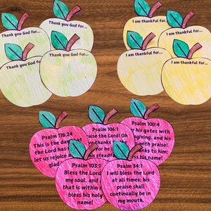 Fall Harvest Bible Craft, Christian Thanksgiving Give Thanks Sunday ...