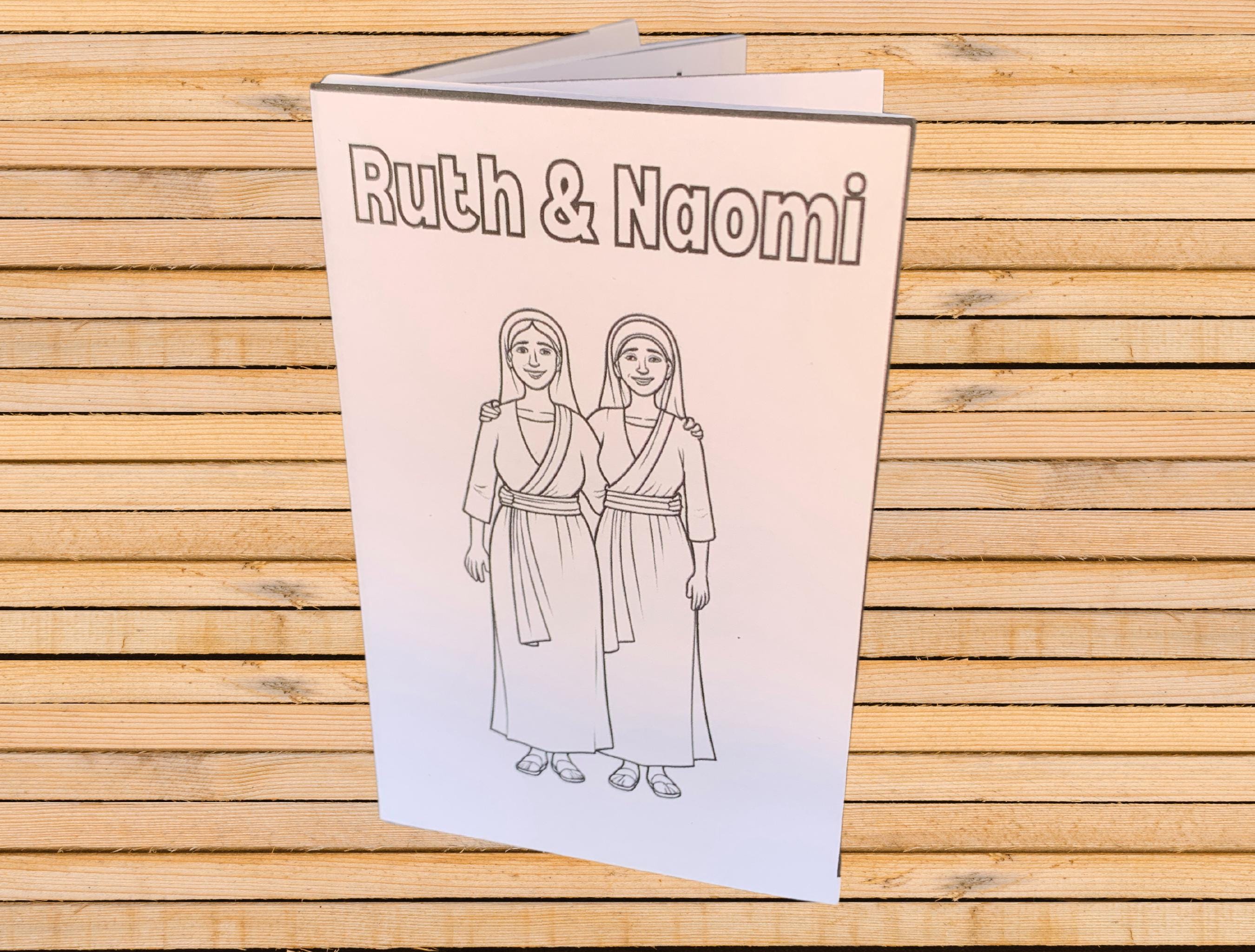 Ruth and Naomi Bible Craft, Ruth and Boaz Sunday School Lesson Activity ...