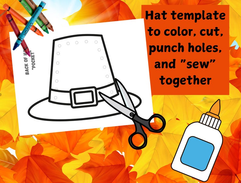 Fall Bible Craft, Thanksgiving Sunday School Craft, Gratitude Pilgrim ...