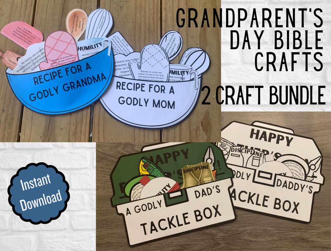 Christian Grandparents Day Craft, Preschool Grandparents Day Bible ...
