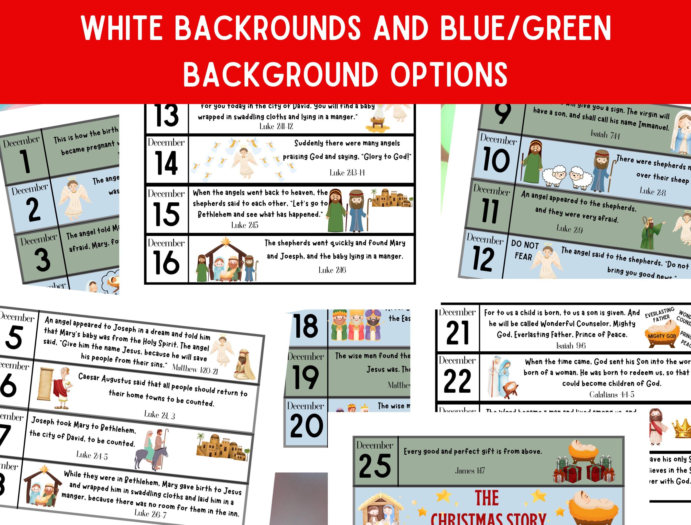 Christmas Countdown Paper Chain Craft for Kids, the Christmas Story ...