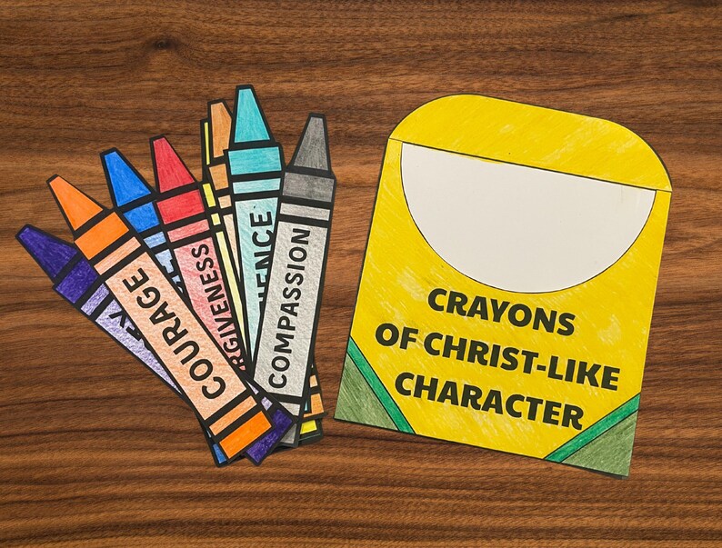Back to School Bible Craft, Sunday School Godly Character Lesson ...