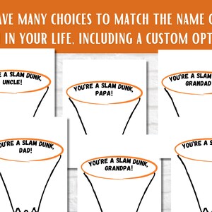 Printable Coloring Grandparent's Day Craft, Slam Dunk Craft for Kids ...