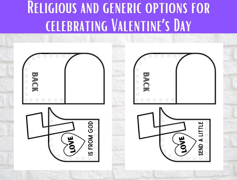 Valentine’s Day Bible Craft BUNDLE, Sunday School Love Craft, Scripture ...