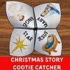 Easter Story Printable, Kids Easter Activity, Easter Cootie Catcher ...