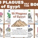 Plagues of Egypt Printable Craft, Sunday School Lesson Activity, Kids ...