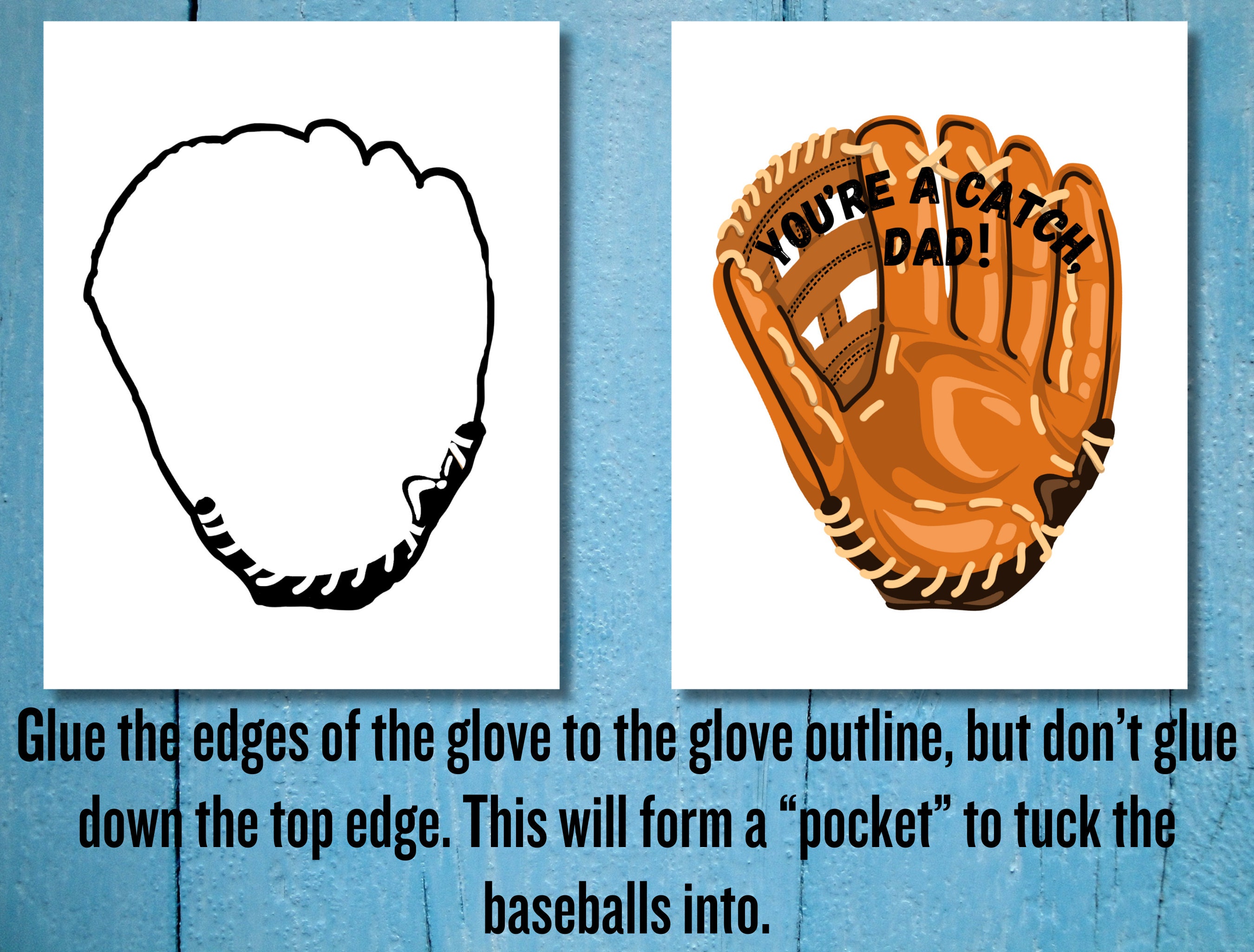 Father's Day Handprint Craft, Printable All About My Dad, Baseball Dad ...
