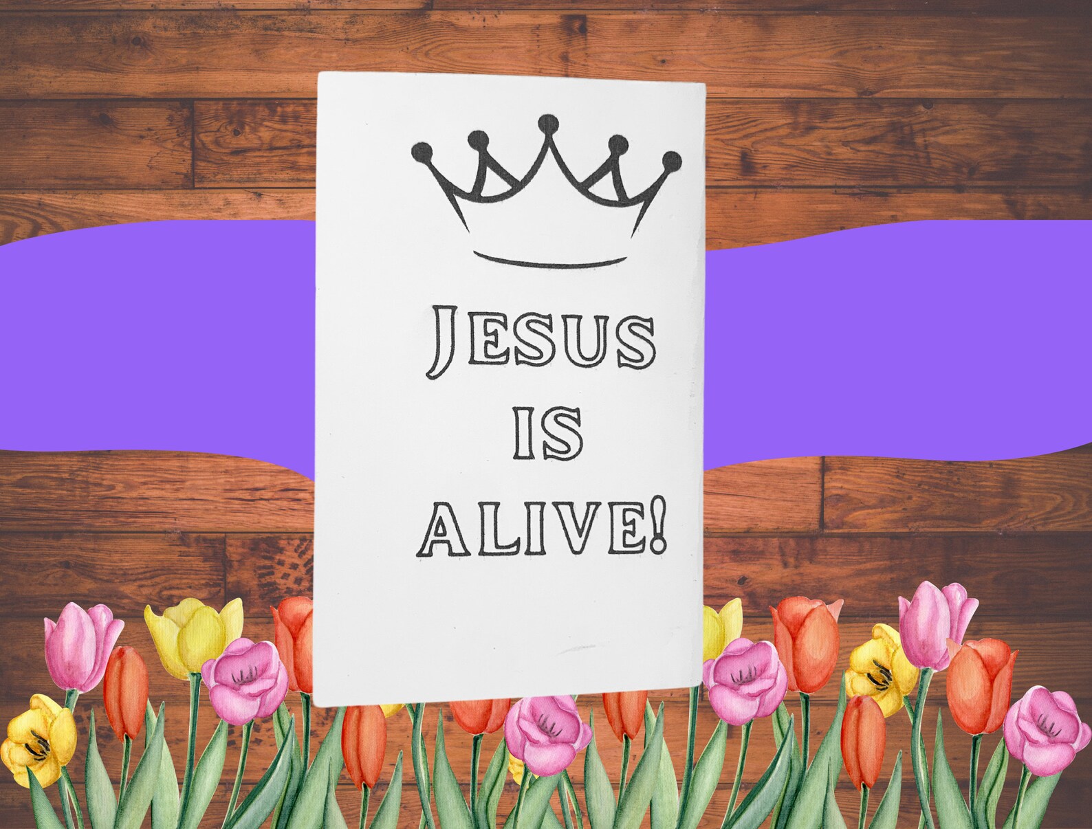 Easter Story Mini Book, He is Risen Craft, Easter Sunday Craft, Bible ...