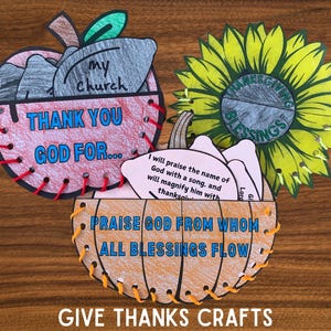 Thanksgiving Bible Craft for Kids, I Am Thankful for Sunday School ...