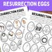 Resurrection Eggs, Easter Story Printable, Sunday School Bible Craft ...