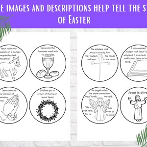He is Risen Easter Craft, Easter Story Printable, Empty Tomb Activity ...