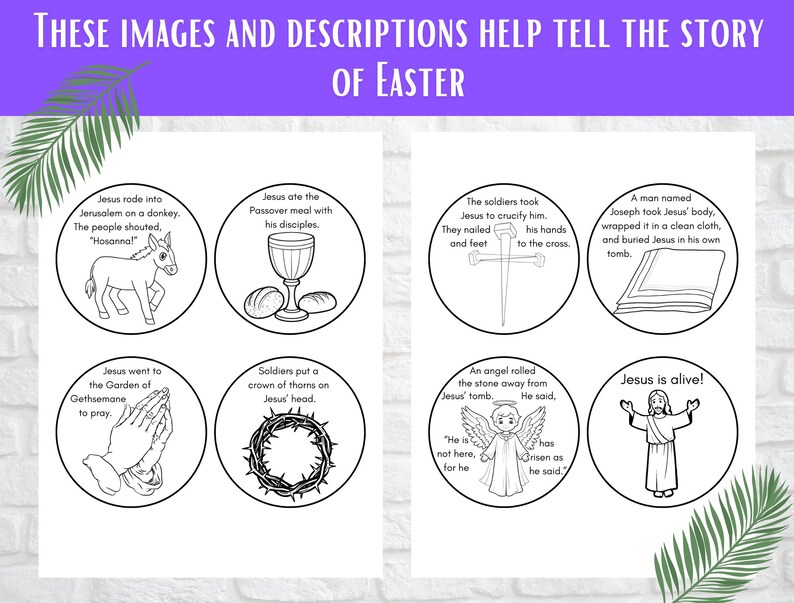 He is Risen Easter Craft, Easter Story Printable, Empty Tomb Activity ...