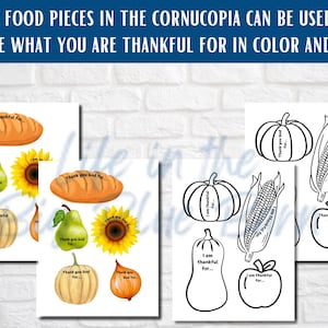 Thanksgiving Bible Craft, I Am Thankful for Sunday School Craft ...