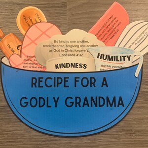Christian Grandparent's Day Craft, Sunday School Printable Grandparents ...