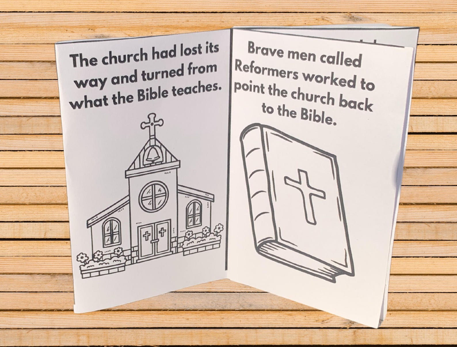 Reformation Day Craft, Martin Luther Church History, 95 Theses ...