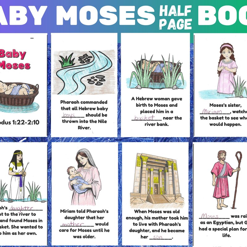 Baby Moses - Etsy