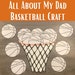 Printable Coloring Father's Day Craft, Slam Dunk Fathers Day Craft for ...