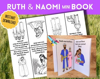 Ruth and Naomi Bible Craft | Sunday School Activities - Etsy