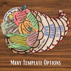 Thanksgiving Bible Craft, I Am Thankful for Sunday School Craft ...