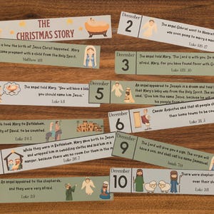 Christmas Countdown Paper Chain Craft for Kids, the Christmas Story ...
