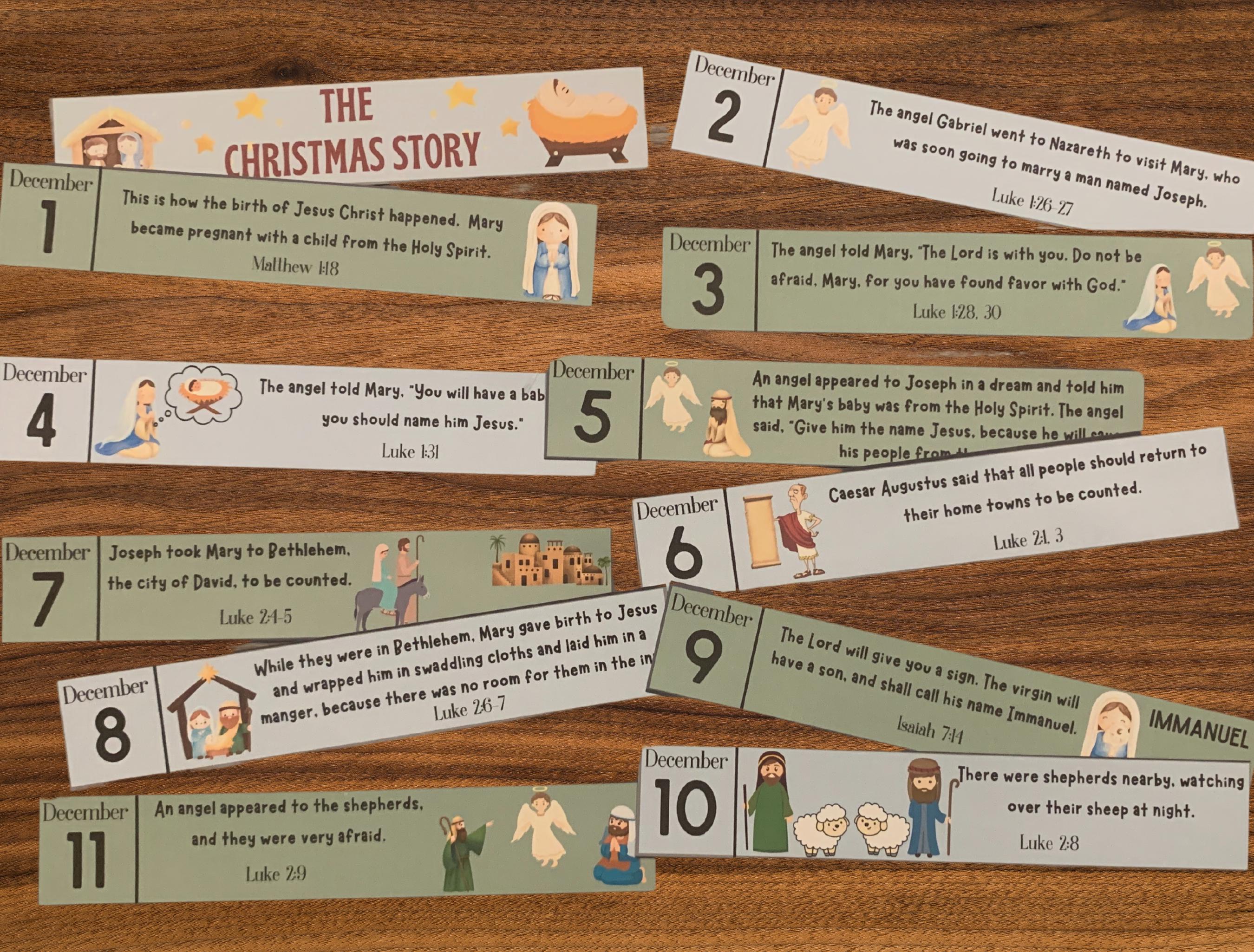 Christmas Countdown Paper Chain Craft for Kids, the Christmas Story ...