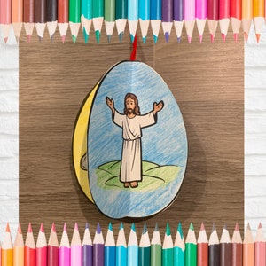 Easter Story 3D Egg Decoration | Sunday School Bible Craft for Kids ...