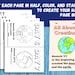 7 Days of Creation Half Page Book Craft, Creation Bible Coloring Pages ...