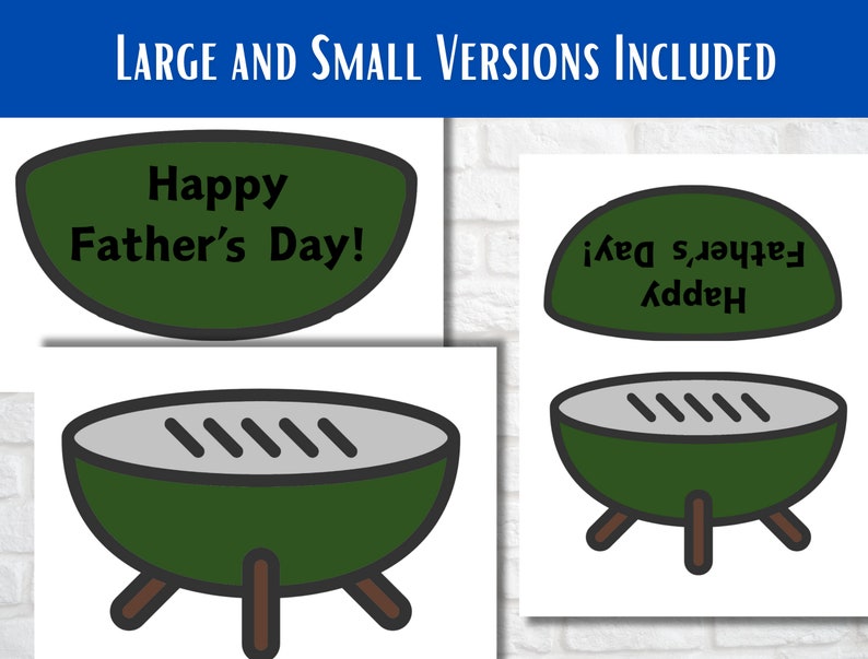 Father's Day Craft for Kids, All About My Dad Grill Craft, Printable ...