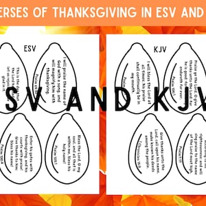Thanksgiving Bible Craft for Kids, I Am Thankful for Sunday School ...