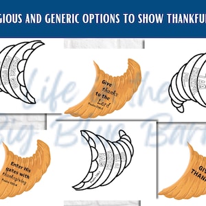 Thanksgiving Bible Craft, I Am Thankful for Sunday School Craft ...