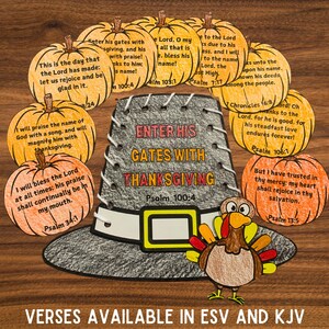Fall Bible Craft, Thanksgiving Sunday School Craft, Gratitude Pilgrim ...