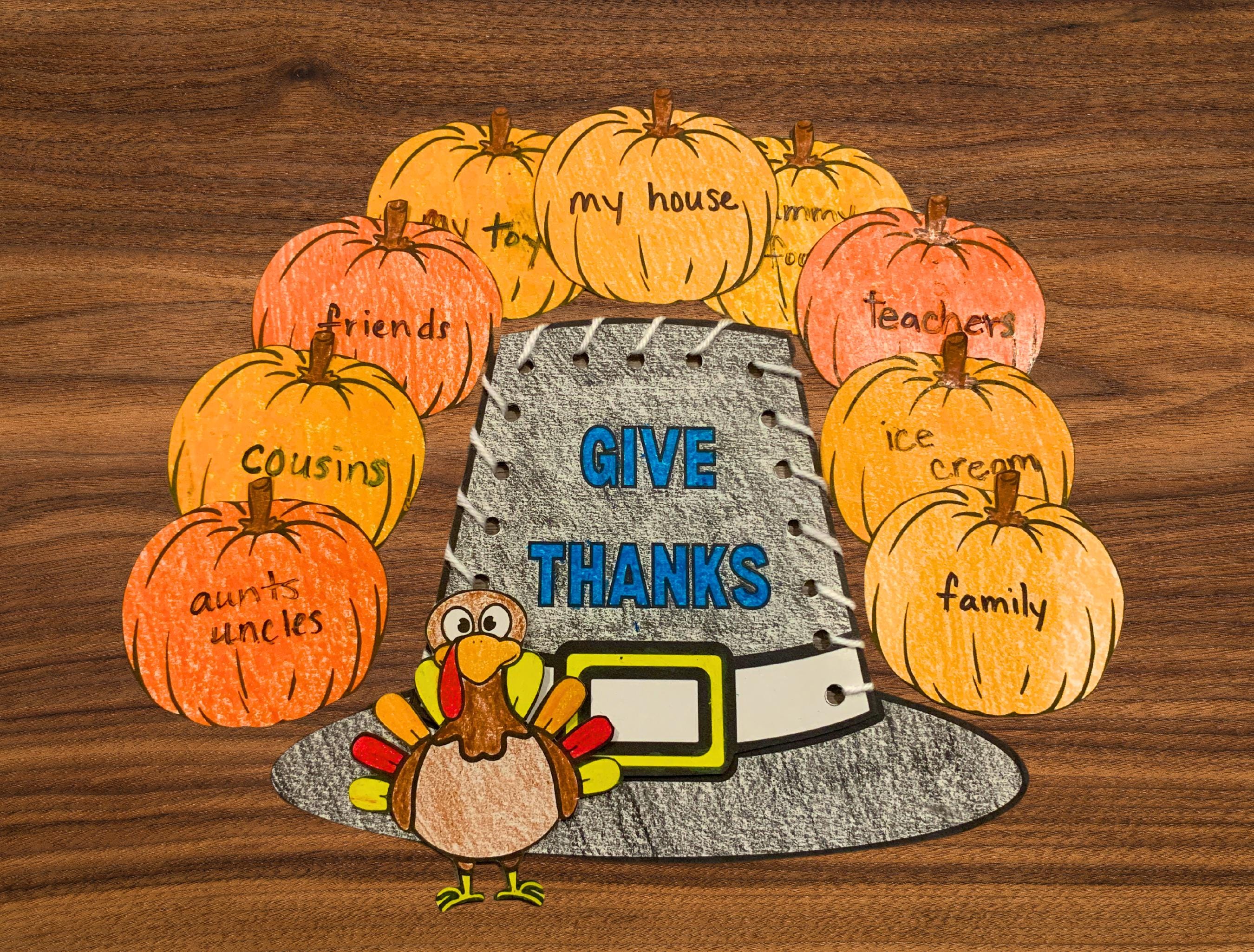 Fall Bible Craft, Thanksgiving Sunday School Craft, Gratitude Pilgrim ...