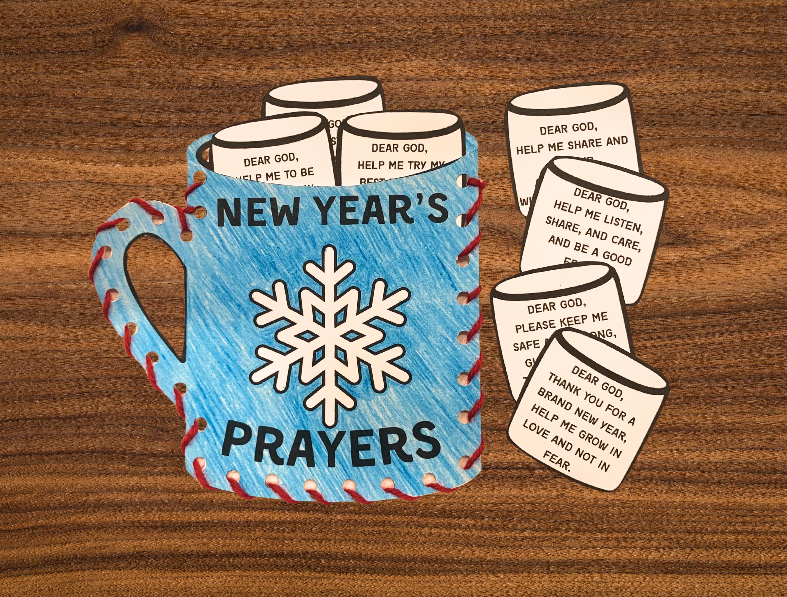 New Year's Bible Craft, Religious New Year Sunday School Lesson ...