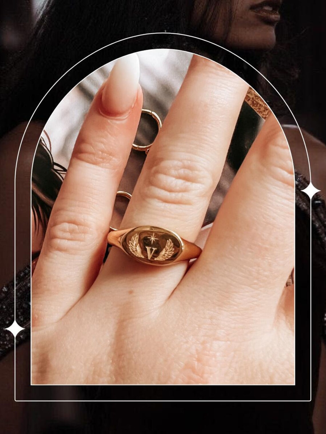 Valkyrie Signet Ring Gold - Etsy