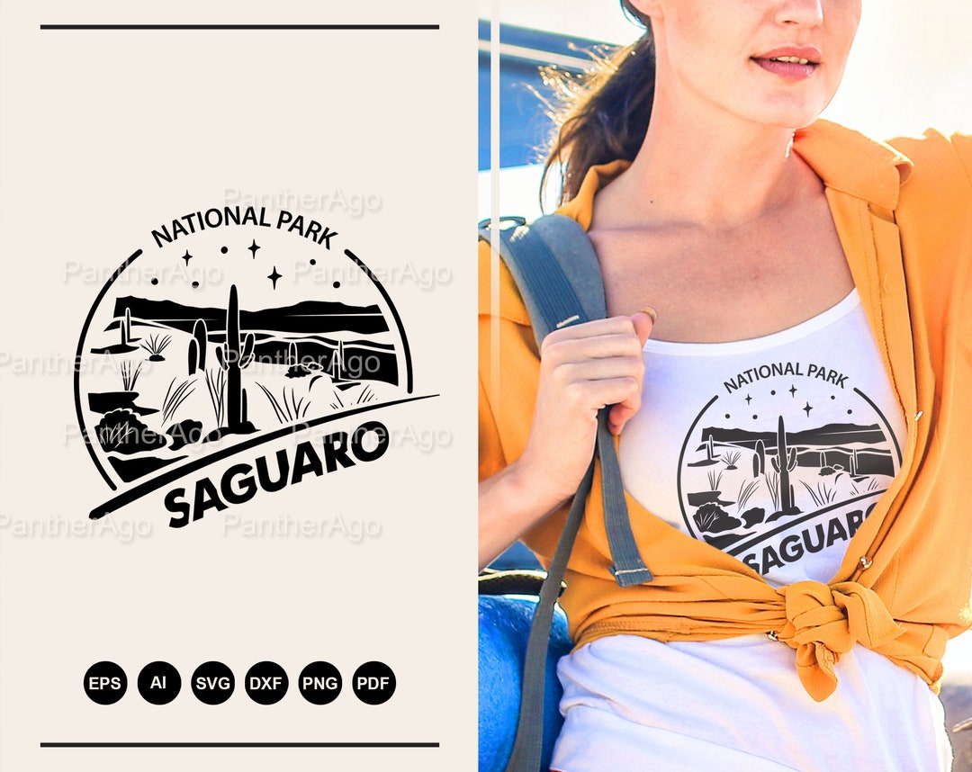 Saguaro National Park Svg Design, Nature Design, Silhouette ...