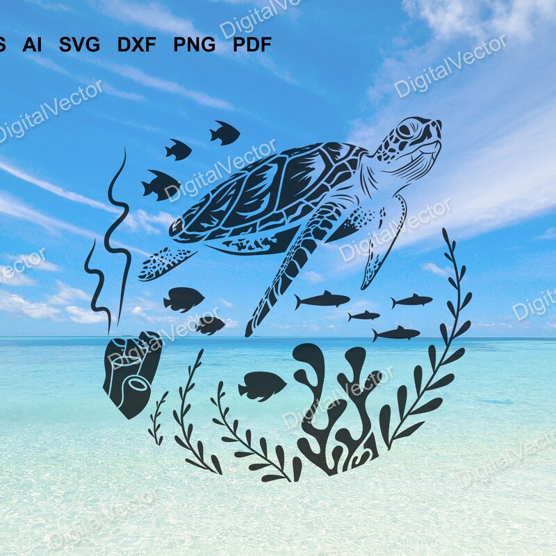Turtle Svg - Etsy