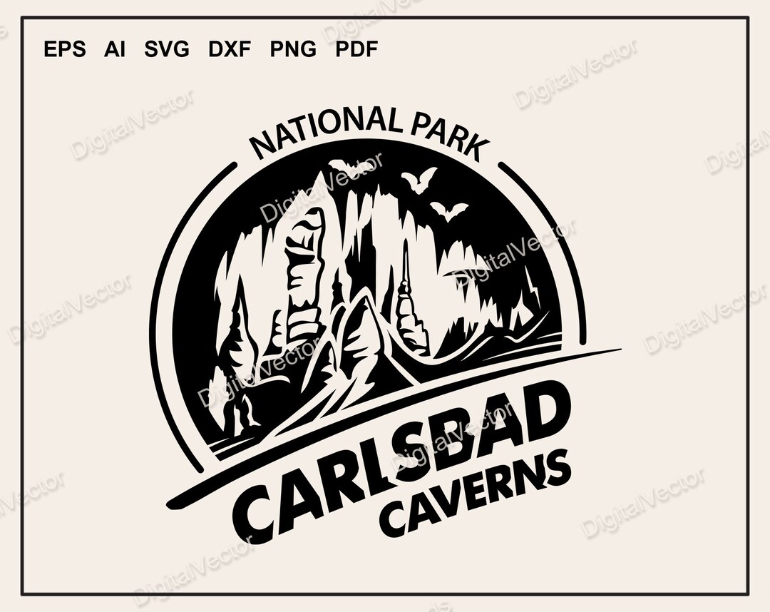 Carlsbad Caverns National Park Svg Design, Nature Design, Explore New ...