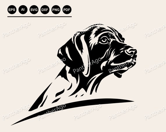 German Shorthaired Pointer Svg Silhouette Design Hunting | Etsy