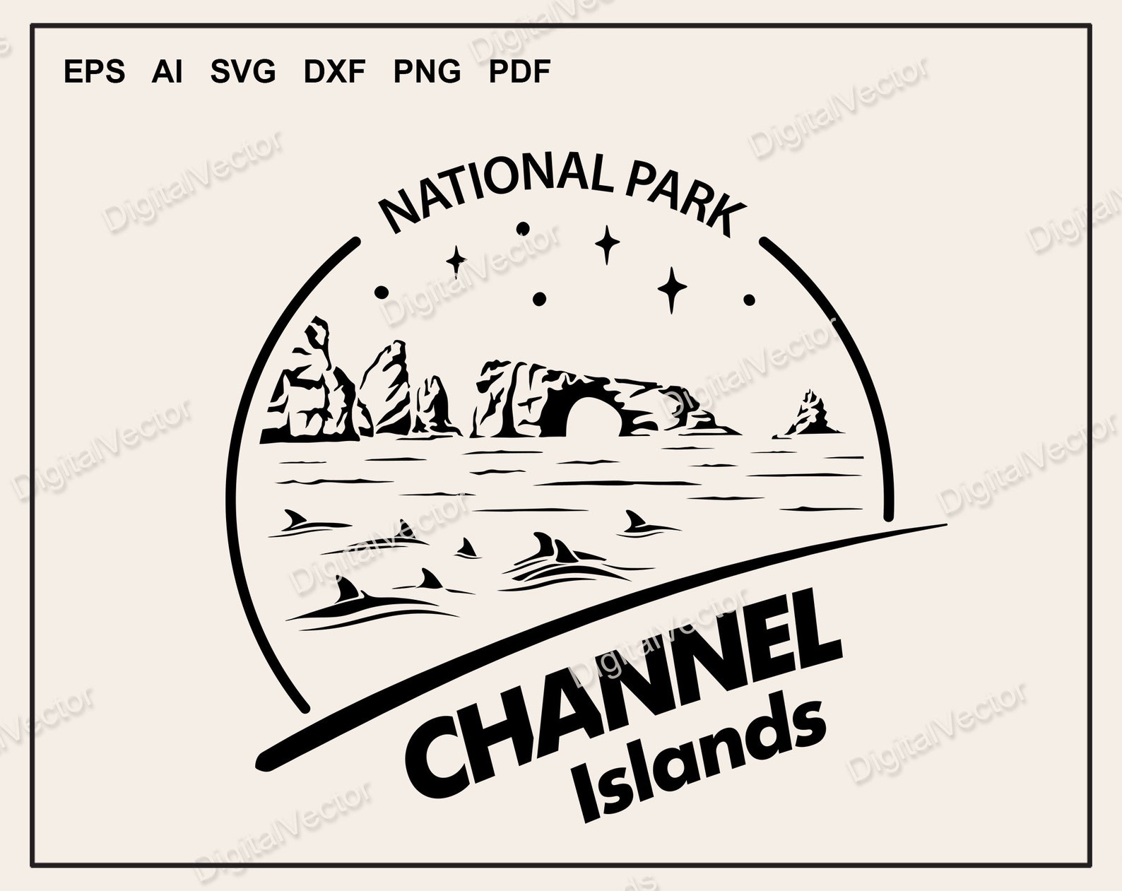 Channel Islands National Park Design, Nature Design, Badge Design, SVG ...