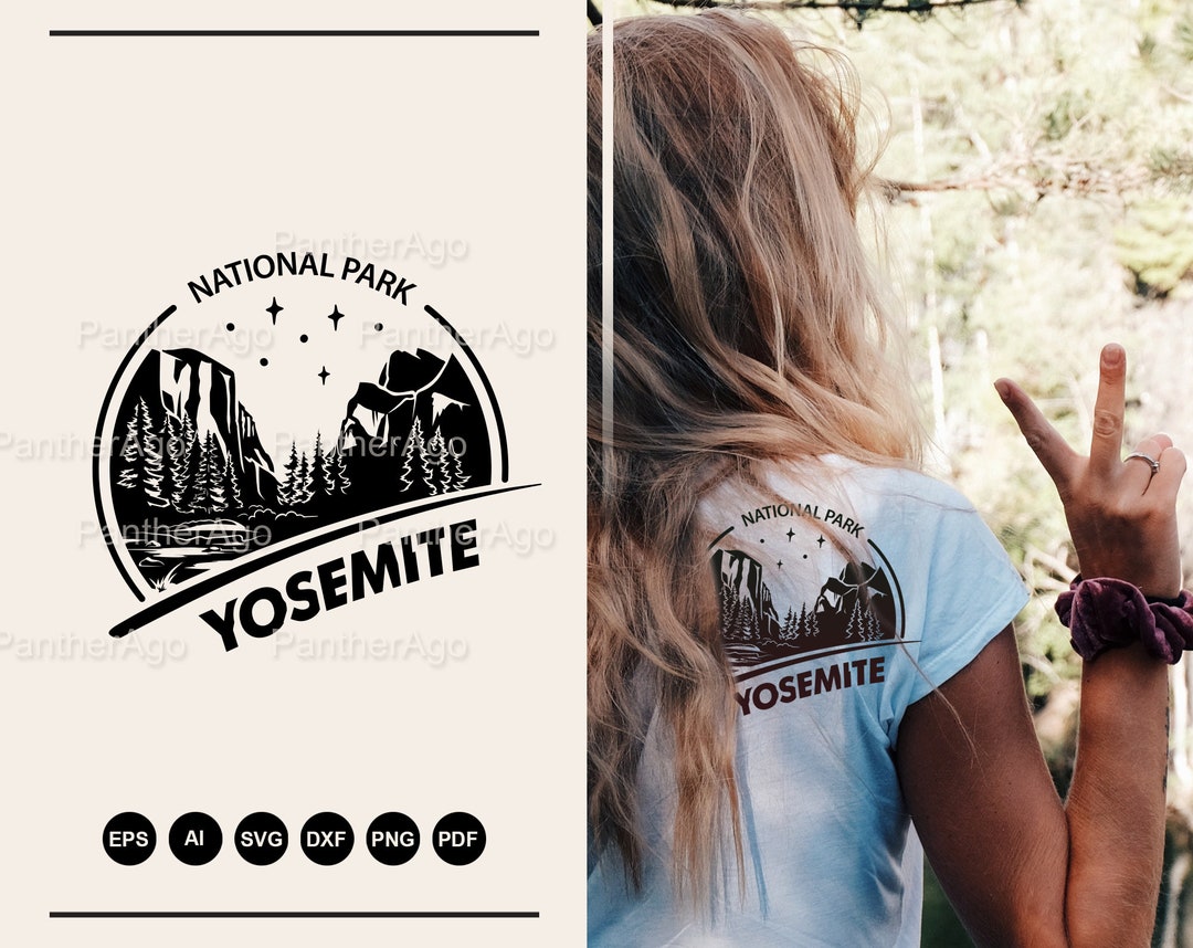Yosemite National Park Svg Design, Nature Design, Yosemite Cricut Svg ...