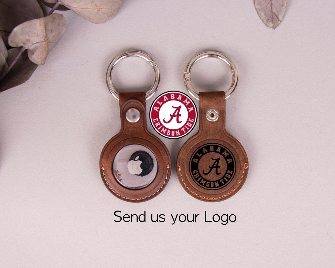 AirTag Leather Keychain, Personalized Bulk Company Gift Coworker ...