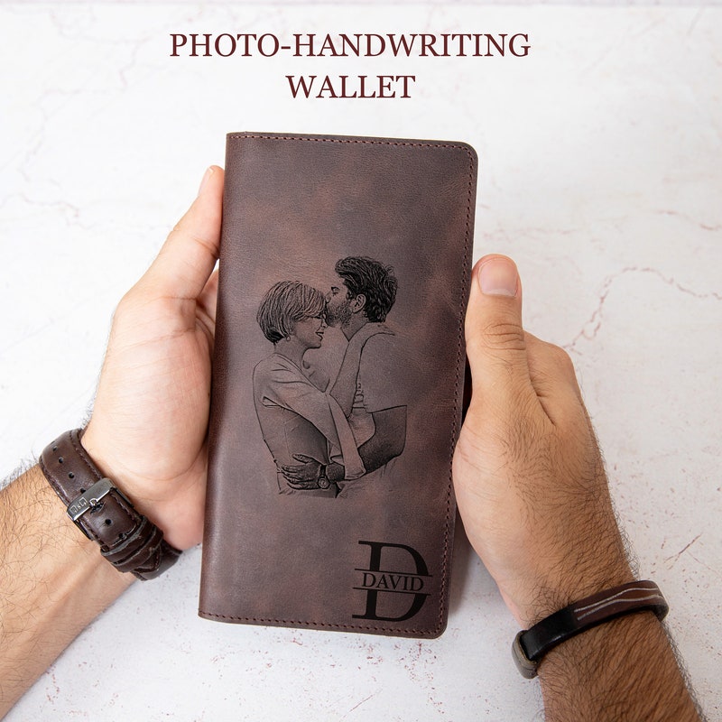 Large Mens Bifold Wallets - Etsy