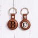 AirTag Leather Keychain, Personalized Bulk Company Gift Coworker ...