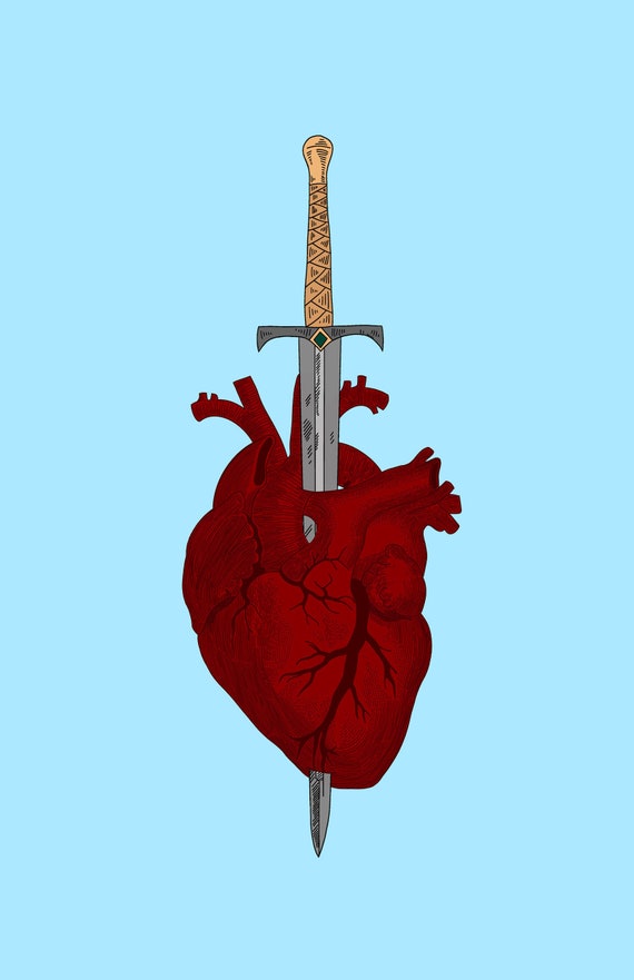 Dagger to the Heart - Etsy