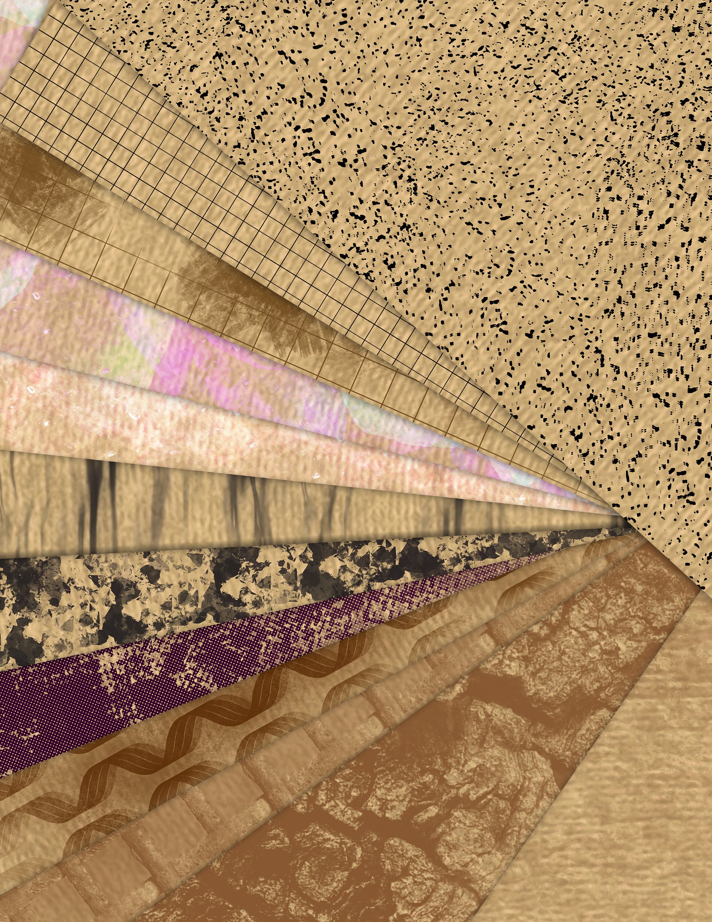 Rustic Craft Paper Set, Clipart, Scrapbooking, Digital Scrapbooking ...