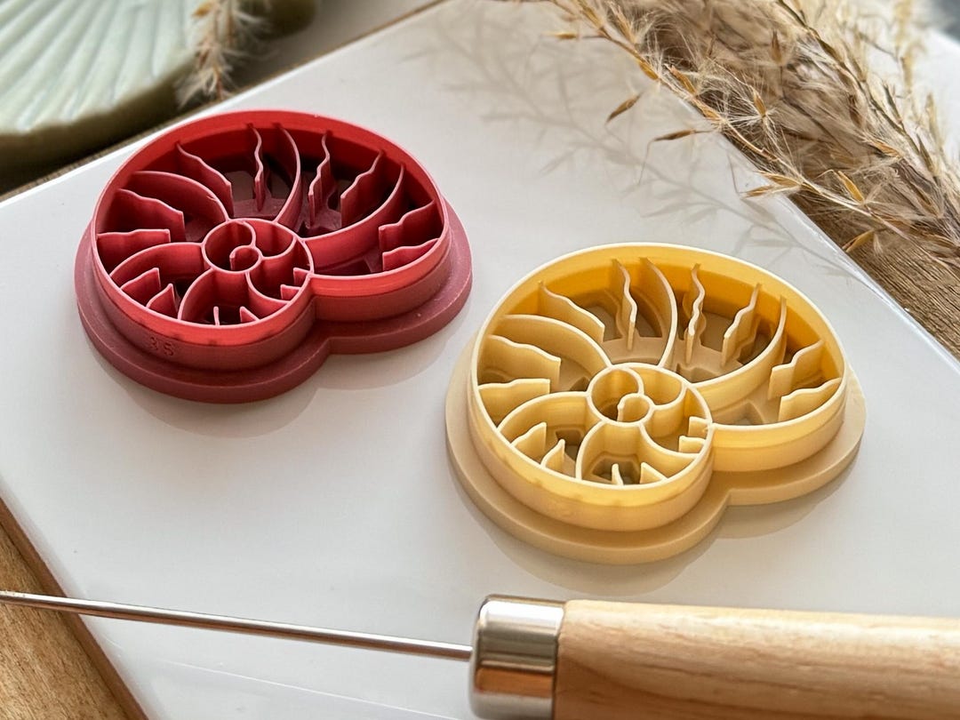 Snail Sea Shell Clay Cutter: Polymer, Silver Clay Tool - 5 Sizes - Etsy