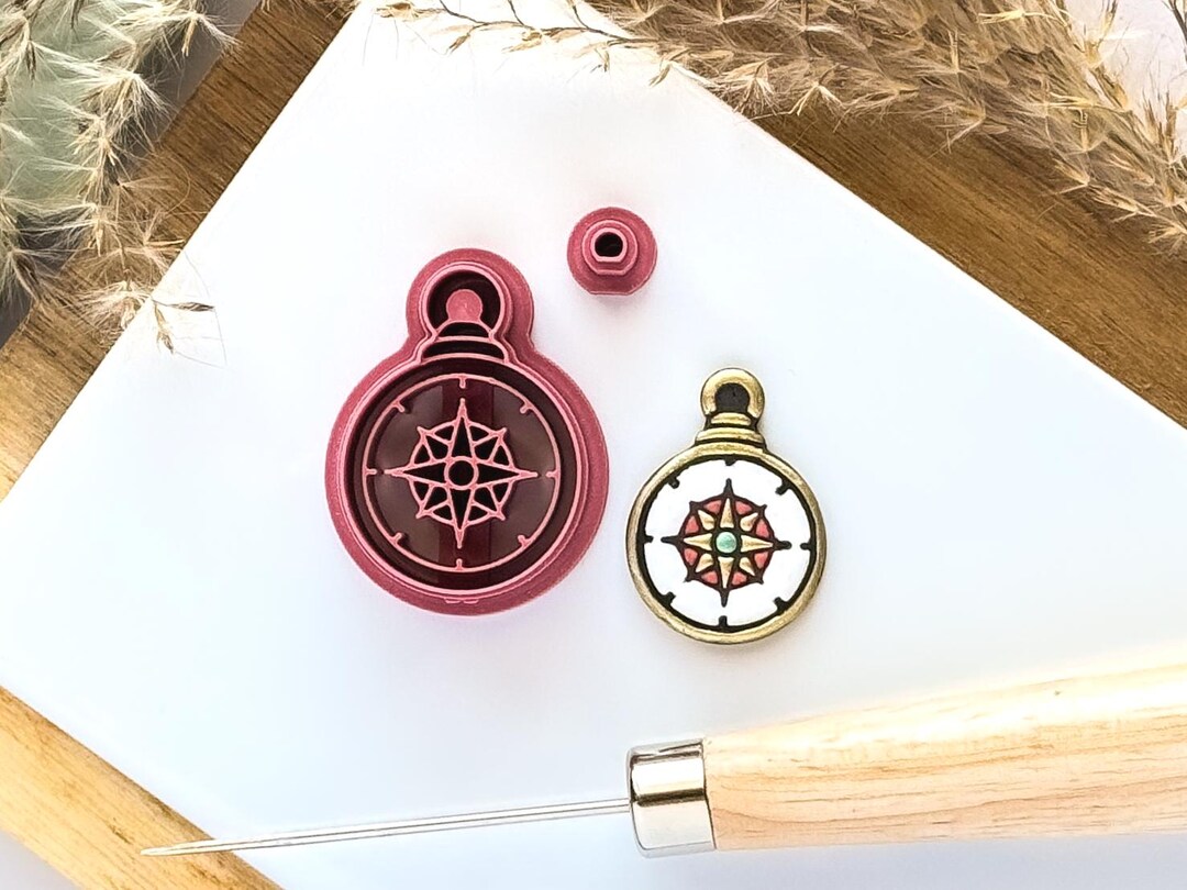 Nautical Compass Cutter, Maritime Themed Tools for Polymer Clay ...