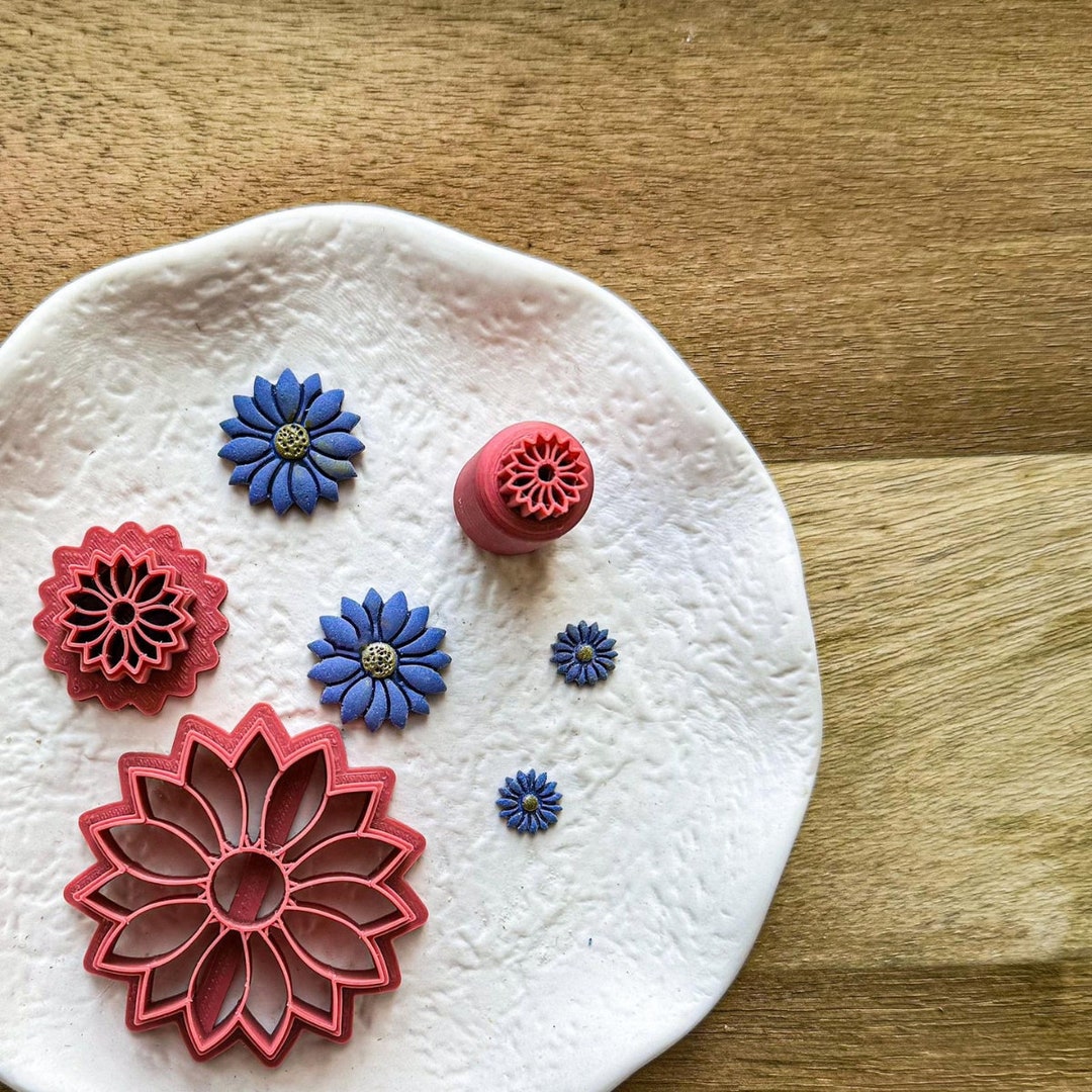 Daisy Flower Clay Cutter, Perfect for Clay Earring and Decoration ...